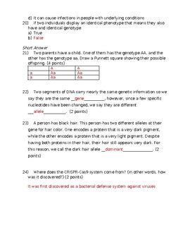 Image result for Genetics Multiple Choice Questions