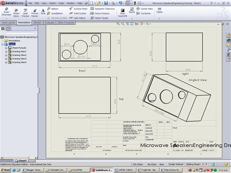 Image result for SolidWorks Engineering Drawing