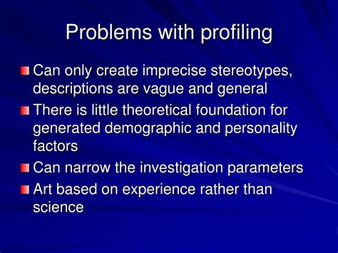 Image result for Profiling Definition