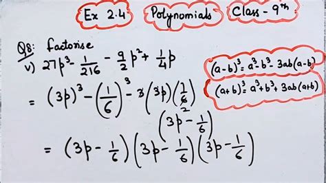 Image result for Factorisation Using Identities When a Perfect Square