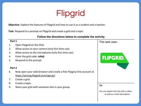 Image result for Flipgrid Assignment