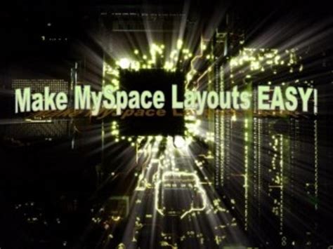 Image result for How to Make a Myspace Layout