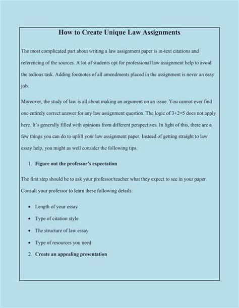 Image result for Sample Assignment Structure of Law Student