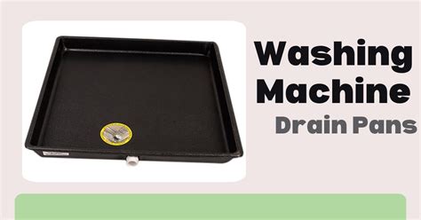 Image result for Pan Under Washing Machine