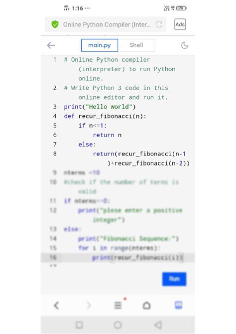 Image result for Fibonacci Program