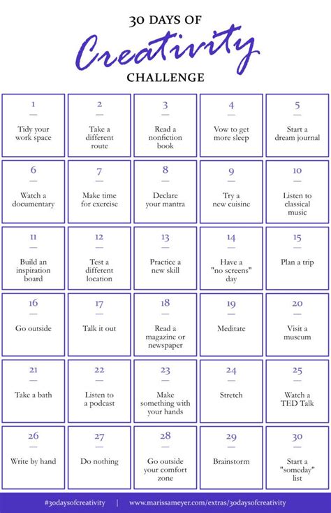 Image result for Creativity Challenge Template