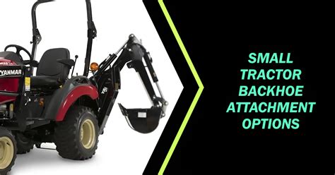 Image result for Compact Tractor Backhoe