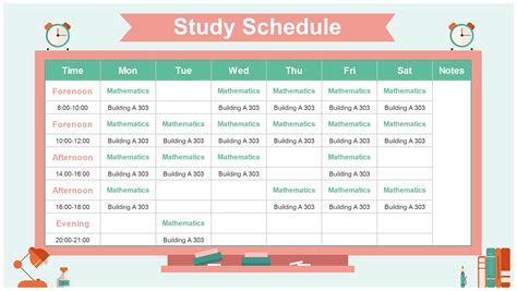 Image result for How to Make a Study Timetable On Excel