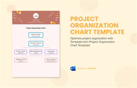 Image result for Sample Organization Chart Template
