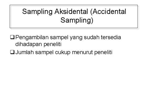 Image result for Accidental Sampling