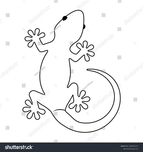 Image result for Simple Line Drawings Lizard