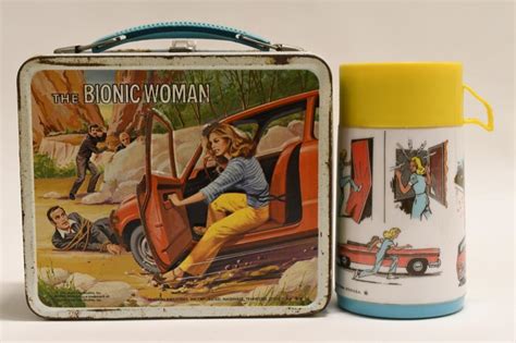 Image result for Bionic Woman Lunch Box