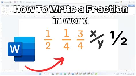 Image result for How to Write a Fraction On a Computer