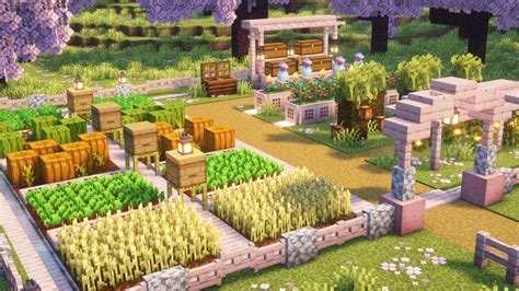 Image result for Minecraft Garden Tutorial