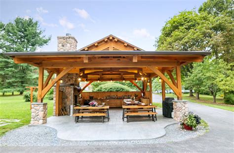 Image result for Timber Frame Outdoor Kitchen