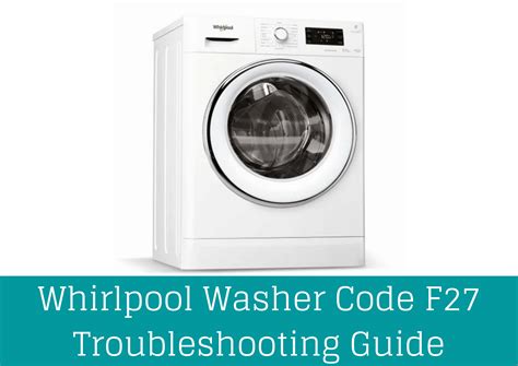 Image result for Whirlpool F20 Code Reset