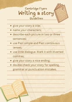 Image result for Flyers Writing Picture Story Examples