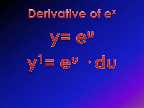 Derivatives Of Exponential Functions | PPTX