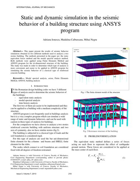 Image result for Static Structural vs Rigid Dynamic Simulation