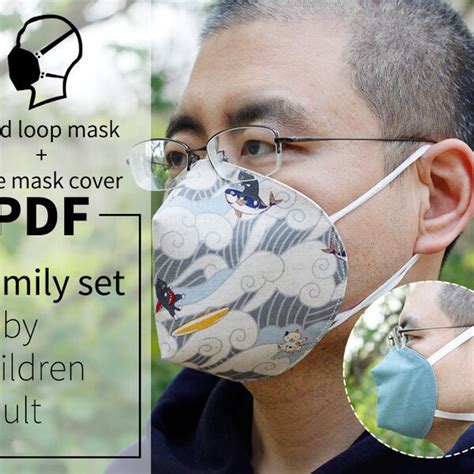 Image result for Pattern for a Hook and Loop Face Mask