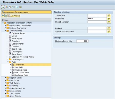 Image result for SAP SQL Table Names List