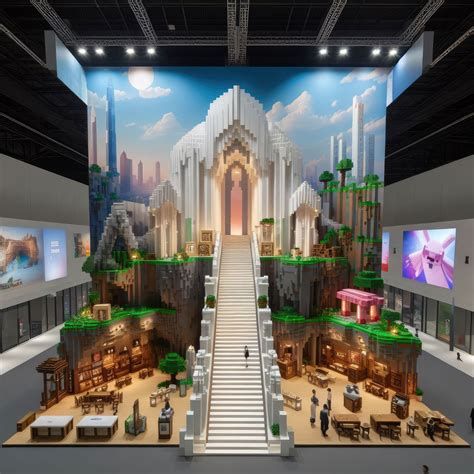 Image result for VidCon Minecraft Booth