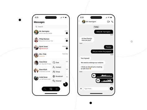 Image result for Messenger UI/UX Design
