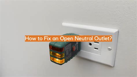 Image result for Locating a Open Neutral