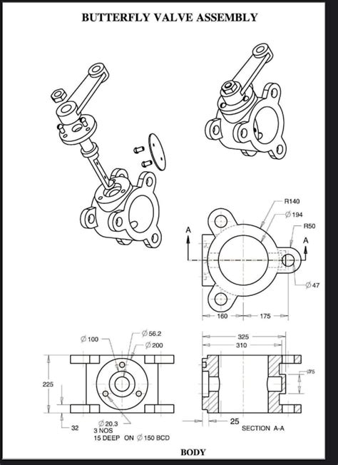 Image result for AutoCAD Engineering Drawing