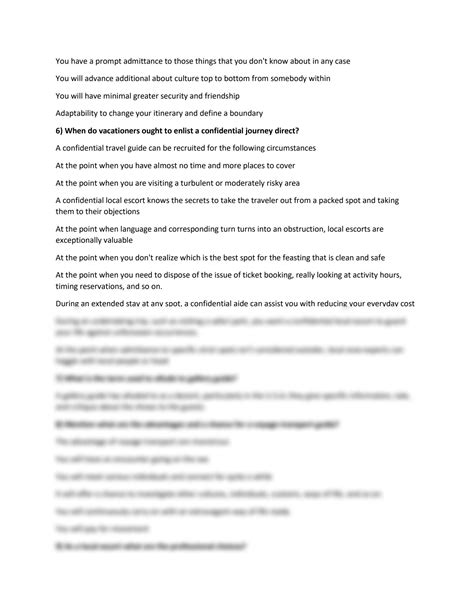 Image result for Example of an Interview About a Tour Guide