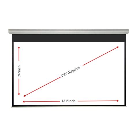 Electric motorized projector screen 150-Inch in Faridabad