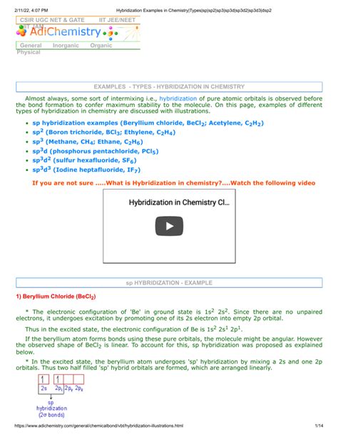 Image result for SP2 Hybridization Examples