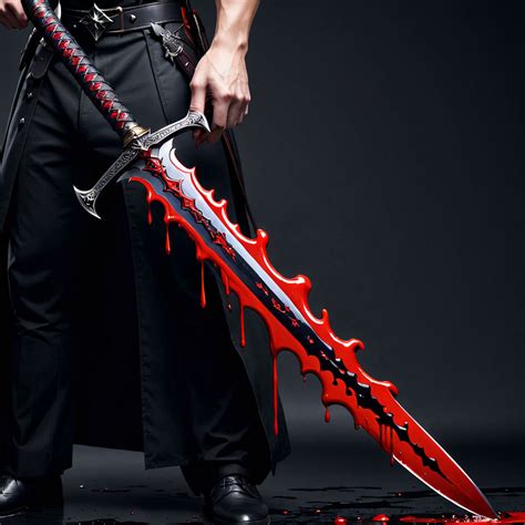 Image result for Red Bleeding Sword Slash