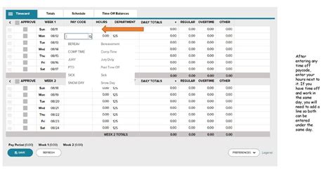 Image result for ADP Time Card