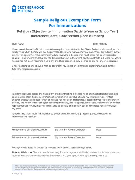 Image result for Answers for Religious Exemption Form