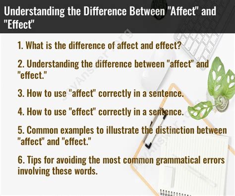 Image result for Diff Between Effect and Affect