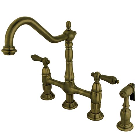 Image result for Bridge Style Faucet Kitchen Faucets