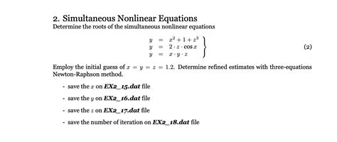 Image result for Nonlinear Simultaneous Equations