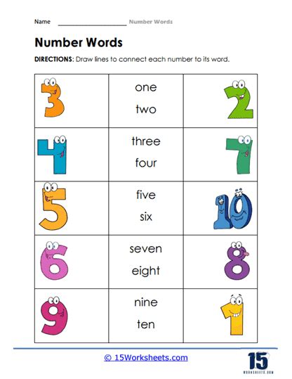 Numbers in Words Worksheets - 15 Worksheets.com - Worksheets Library