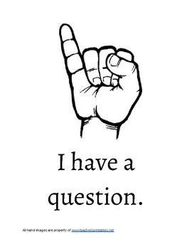 Image result for Classroom Sign Language