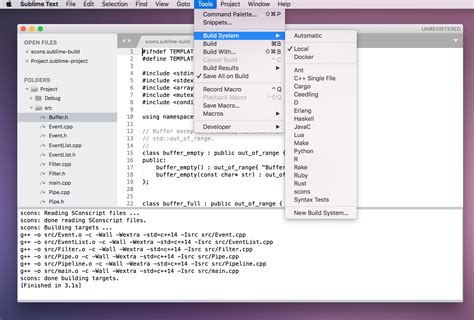 Image result for File Build Sublime Text