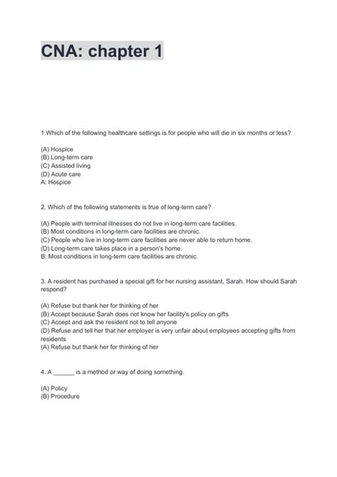 Image result for Module 15 Test CNA Answers