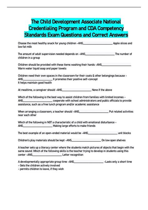 Image result for CDA Competency Standards Preschool Examples