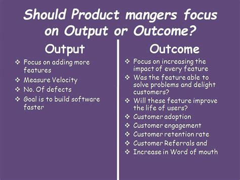 Image result for Output vs Outcome