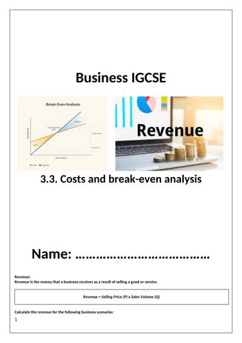 Image result for Break-Even Analysis Questions