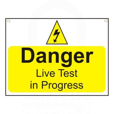 Image result for Live Test Sign