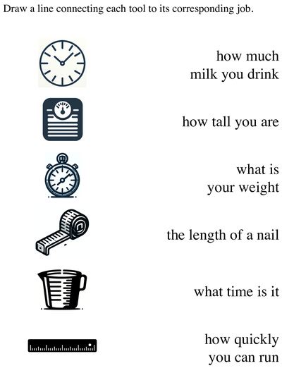 Measurement Tools | Free Printables for Kids