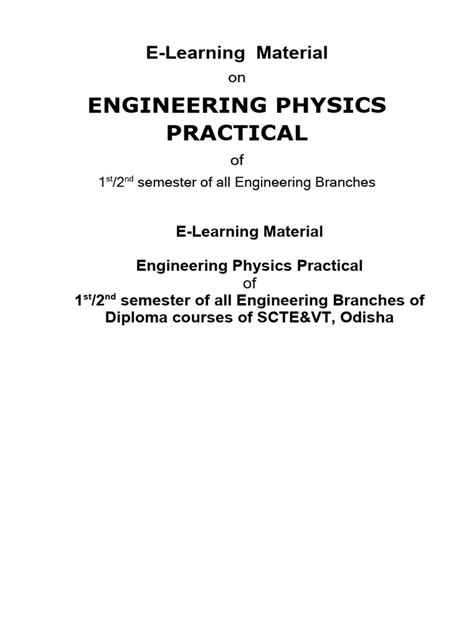 Image result for Engineering Physics Sem 1