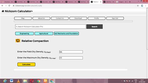 Image result for Relative Compaction Formula