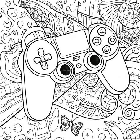 Image result for PS4 Controller Coloring Pages